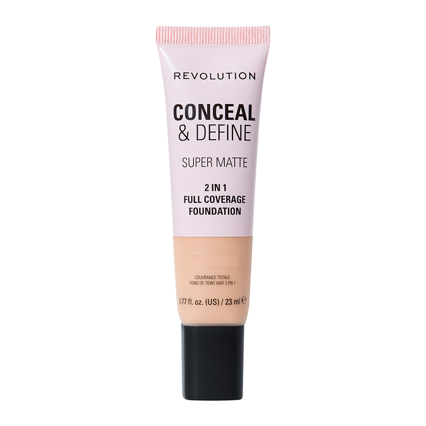 Revolution Conceal & Define Tube Foundation 8.5NW-3 - Vamp